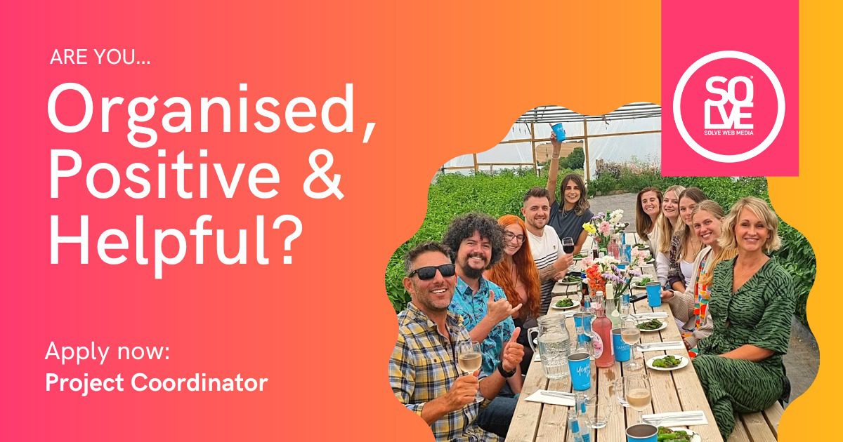 We're Hiring! Operations & Project Coordinator Job at Solve